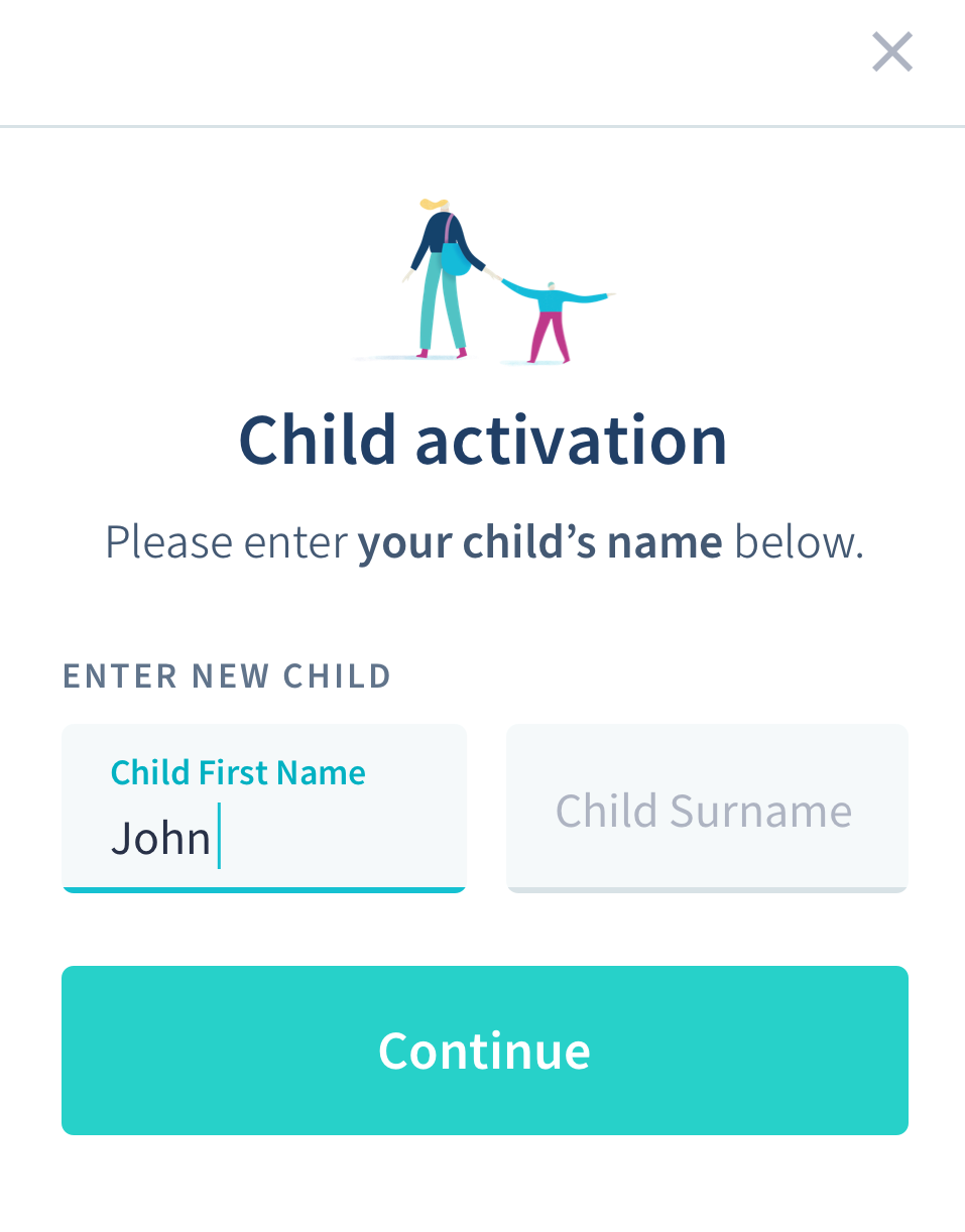 How do I activate my child’s COVID-19 sample collection kit?